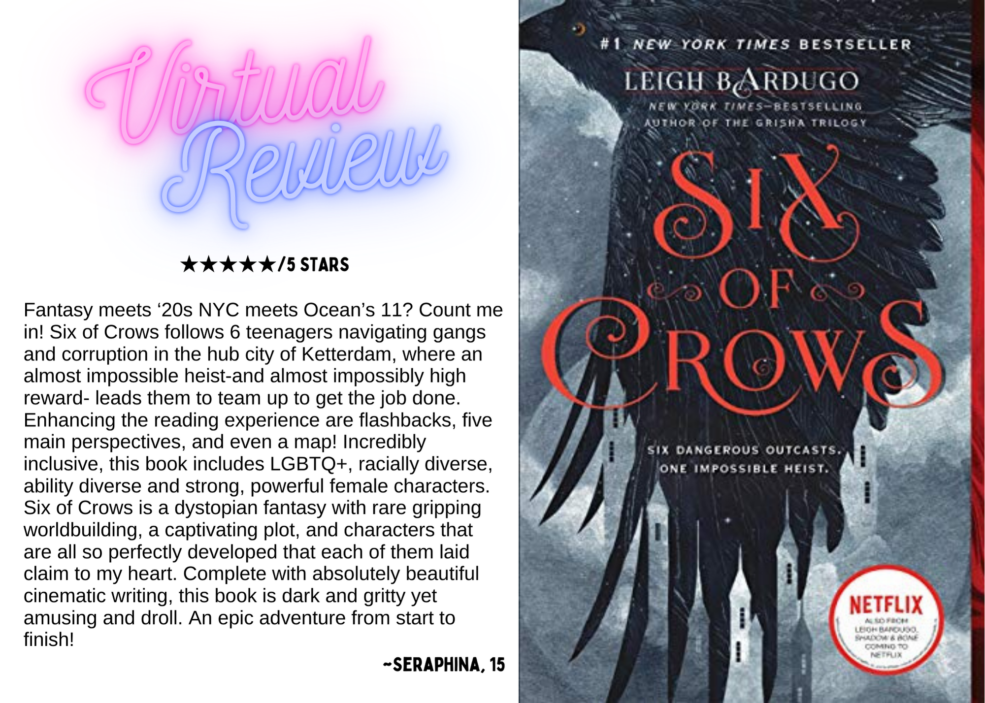 Virtual Review — Six of Crows – Stirling-Rawdon Public Library